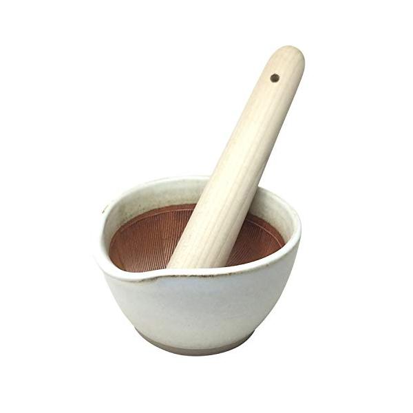 白/11cm/50156・PatternName:01.白マット (小)・パッケージ個数:1・サイズ:すり鉢-約直径11×高さ6cm すりこぎ-約3×18cm・素材:陶器・生産国:日本・セット内容::すり鉢×1 すりこぎ×1