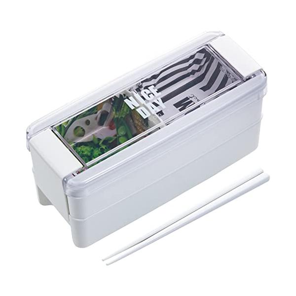 スポーツの基本的なホワイト/2段(箸付き)/B-1488WH・Color:ホワイトSize:2段(箸付き)・パッケージ個数:1・お手入れ簡単な弁当箱2段680ml、15cm箸付き。・シリコンパッキンに比べて、汚れがしみこみにくいエラストマー...