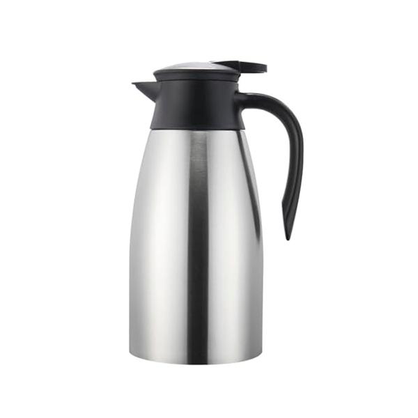 7)卓上ポット 2Lシルバー/2 L/F-4816・Style:7)卓上ポット 2L・パッケージ個数:1・サイズ(約):13.5×17×28cm、容量:2L・本体重量(約):928g・素材・材質:材質・本体/ステンレススチール、樹脂部/ポリ...