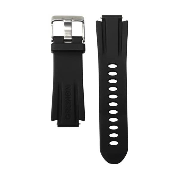 シンプル・ブラック  GA-BBK・・Color:ブラックDisplayLength:185 ミリメートル・ザ・ゴルフウォッチ プレミアムII、A1-II、ノルムの付け替え用ベルトです。・裏面の突起をスライドすれば、ご自分で簡単にベルトを替...