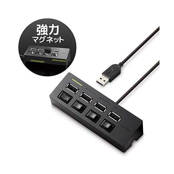 バスパワーブラック/1m/U2H-TZS428BXBK・Style:バスパワー・パッケージ個数:1・個別スイッチでデバイスの電源をON/OFFできる。 より細やかな節電ができる個別スイッチ付の4ポートUSBハブ。・インターフェイス:USB2...