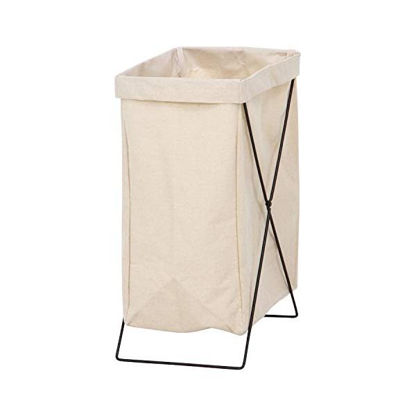 無地アイボリー/幅 24cm/31509・Color:アイボリーSize:幅 24cmStyle:無地・パッケージ個数:1・サイズ:幅24×奥行35×高さ52cm・容量:30L・本体重量:0.8kg・素材・材質:麻40%・綿30%・ポリエス...