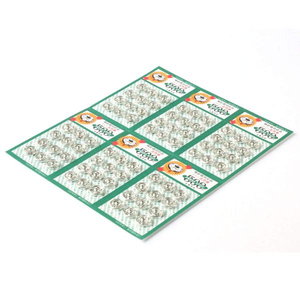 ・白(シルバー) 10mm ・・Size:10mmColor:白(シルバー)・ソーイング用に使うスナップボタンです。・地球に優しい環境対応鍍金。ノンアレルギー（ニッケル　鉛　六価クロム　ホルムアルデヒドフリー）・洗濯　クリーニング　ホットプ...