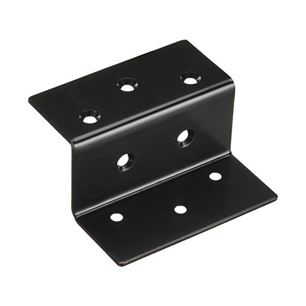 Z型 24Z1・ブラック  10179009・・Color:ブラックStyle:Z型 24Z1・2ｘ4材を使用した屋外DIYに最適 ・2mm厚のパワフル金物でベンチ、テーブル、縁台、自転車置き場もDIY・2インチ(38ｍｍ)ｘ4インチ(89...