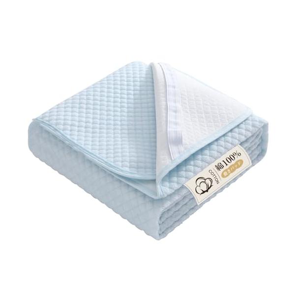 ブルー/100×200cm/KN-J014-100200BL・Color:ブルーSize:100×200cm・パッケージ個数:1・【Keusnixおすすめスタイル】本商品の裏面には一般的な細かいキルトをしているものとは異なり、収縮加工（熱で...