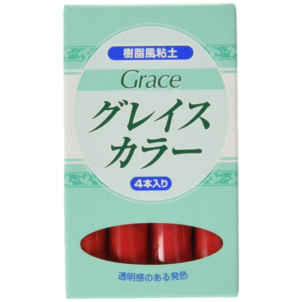 ・レッド  8611・【 内容量（約） 】 120g （30g×4本）・自然乾燥でかたまる粘土