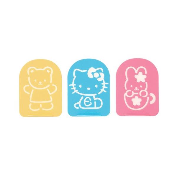 ふりかけプレート3枚セットハローキティ/80×59×H12mm/LS-3・PatternName:ハローキティStyle:ふりかけプレート3枚セット・パッケージ個数:1・サイズ:80×59×H12mm・重量:約30g・素材:ポリプロピレン・...