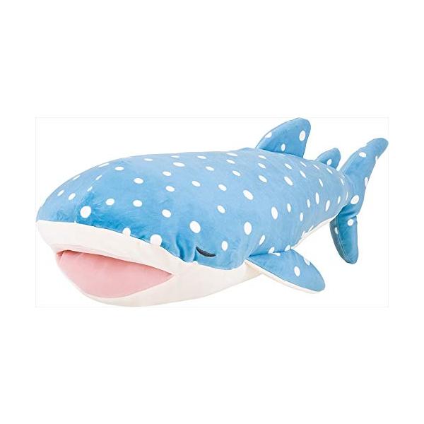 定番品・じんべえザメのじんべえさん Large 68840-62・・Size:LargeColor:じんべえザメのじんべえさん・サイズ:W63xD30xH18cm・側地:ポリエステル95%、ポリウレタン5%・中材:ポリエステル・洗濯:手洗い可能