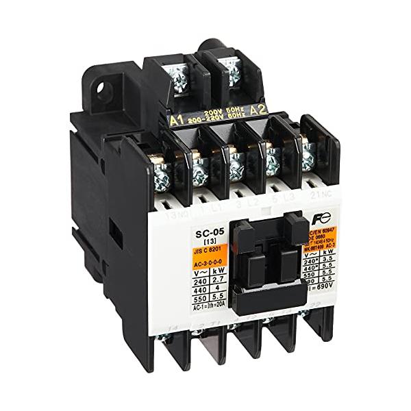 補助接点 : 1a1b 電圧 : AC200V・  SC-05 コイルAC200V 1A1B・・Style:補助接点 : 1a1b 電圧 : AC200VPatternName:SC-05・入数:1個・品番:SC-05・コイル定格電圧(V)...