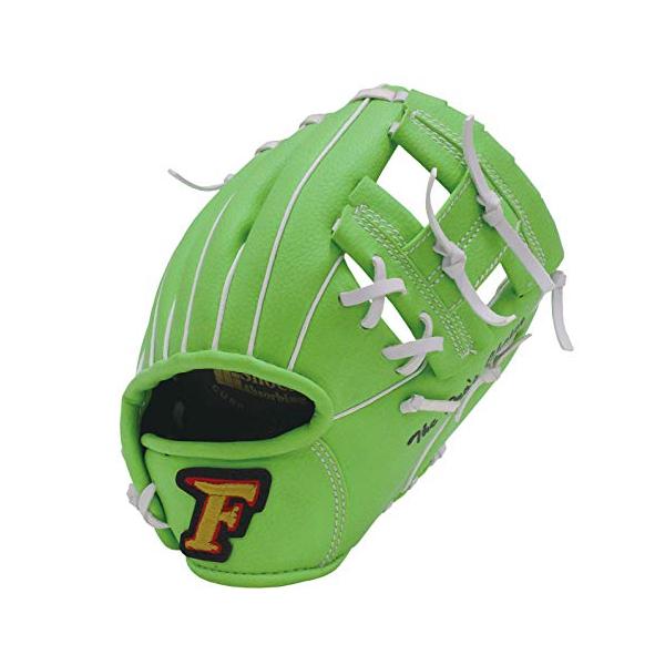 右投用・グリーン JR-SS FG-1008・・Color:グリーンStyle:右投用・超やわらか仕上げですぐ使えるグラブ・小さいお子様でも使いやすい、柔らかグラブ・【材質】捕球面:合成皮革 背面:合成皮革・【重量】190ｇ・対象シーズン:...