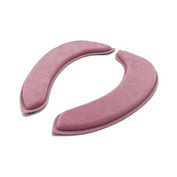 便座シートピンク/厚さ2cm/WL-001・Color:ピンクStyle:便座シート・パッケージ個数:1・【商品仕様】サイズ：全幅17×全長40×厚み2cm(1枚あたり)、素材：表生地/ポリエステル100%、中芯/ウレタンフォーム、裏面/ポ...