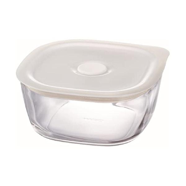 クリア/600ml/KSTM-60-TW・Size:600ml・パッケージ個数:1・サイズ(約):幅13.8×奥行13.8×高さ6.2cm、満水容量600ml・本体重量(約):391g・素材・材質:耐熱ガラス、ポリプロピレン、シリコーンゴム...