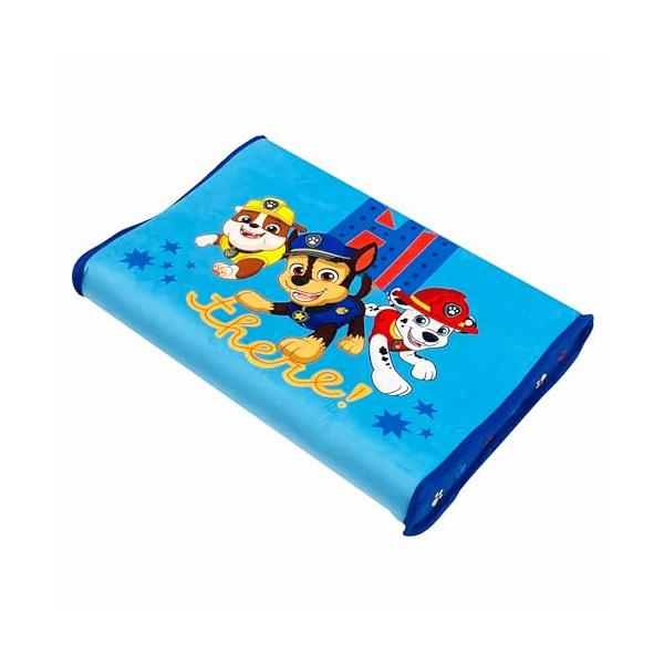 ソフト低反発枕パウパトロール ブルー/25x35cm/4621466・Color:パウパトロール ブルーSize:25x35cmStyle:ソフト低反発枕・パッケージ個数:1・パウ・パトロールの可愛い寝具・インテリアシリーズ・首元と頭側の自...
