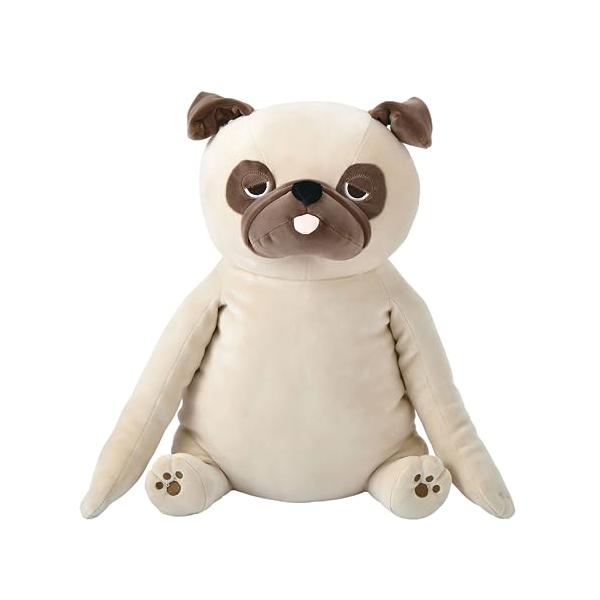 背筋ピーン抱き枕パグのハナ/全長約40cm/78756-32・Color:パグのハナ・パッケージ個数:1・全長約40cm・サイズ:W30×D16×H40cm・原産国:中国・梱包サイズ:37.0 x 32.0 x 13.0 cm