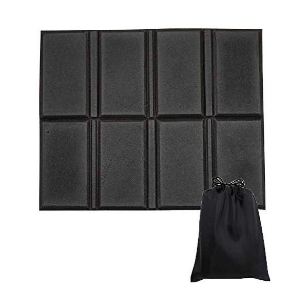 ・ブラック 【サイズ】使用時：33*27*1/収納時：12*14*4cm（約） 7305・・PackageQuantity:1・【サイズ】使用時：330*270*5mm・収納時：125*145*45mm。 【素材】XPE・ポリエステル・軽量...