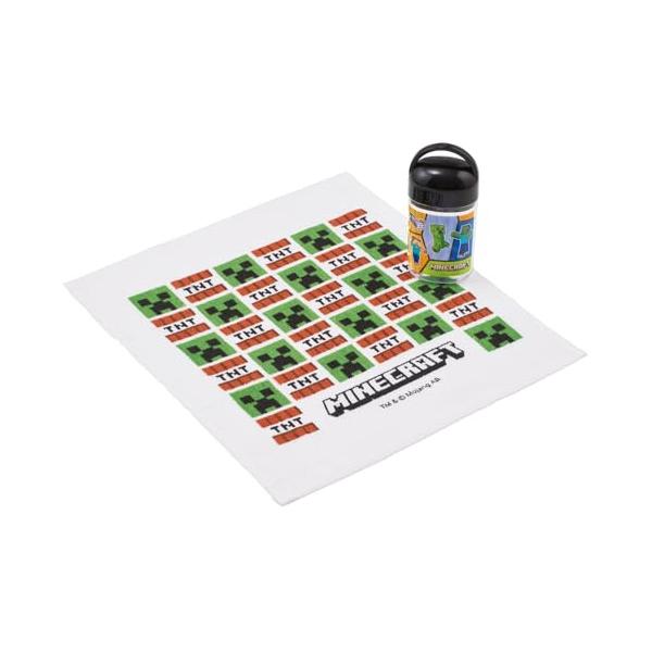 マインクラフト/-/OA5AG・Color:マインクラフトPatternName:おしぼり・パッケージ個数:1・サイズ：横5.8×縦4.4×高12.5、おしぼり：横28×縦32cm・材質：ケース：AS樹脂、おしぼり：綿100％、使用抗菌剤の...