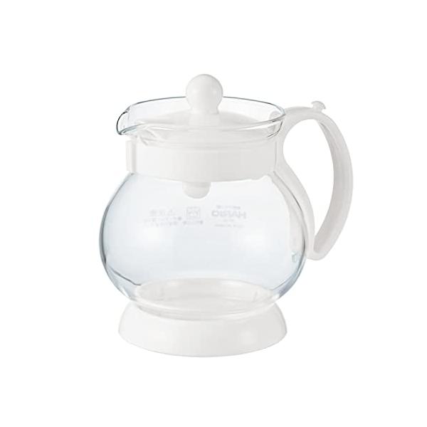 ホワイト/350mL/JPP-35-W・Color:ホワイトSize:350mL・パッケージ個数:1・茶葉がジャンピングしやすいティーポット・ボール/耐熱ガラス・フタ・取手/ポリプロピレン・茶こし/ポリプロピレン、ポリエステル樹脂・底ホルダ...