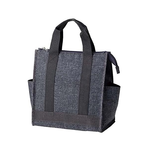 角型グレー/24.5×13×25.5cm/P-3564・Color:グレーStyle:角型・パッケージ個数:1・サイズ（約）:幅24.5×奥行13×高さ25.5cm、重量:140g、材質:外側生地=ポリエステル、内側生地=アルミ、中芯=発泡...