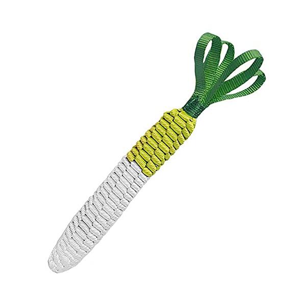 ダイコン・白　緑 サイズ：35cm×4cm×4cm 47231・・Style:ダイコン・長さ35cm （実25cm 葉10cm）×厚み4cm・220ｇ・原産国:中国・素材：ポリエステル