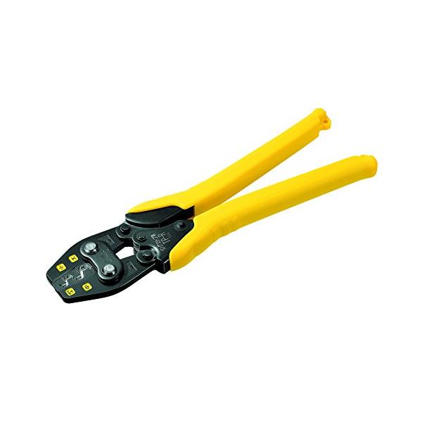 小(1.6×2)/小/中/大・yellowblack リングスリーブ用 TP-R・・Size:リングスリーブ用Style:小(1.6×2)/小/中/大PatternName:単品・作業効率アップの両面カラーマーカー仕様です。仮押え可能で、電...