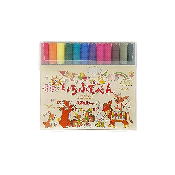 12色Bセット・マルチカラー 12色Bセット KE-AC34-12B・・Size:12色Bセット・【特長】手軽に筆でのおえかきを楽しめる、カラーブラシペン。・【セット内容】12色(あか・みかん・やまぶき・みどり・あお・ぐんじょう・すみれ・ぼ...