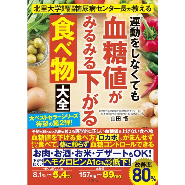 1位 糖尿病医学部門 (2023-10-25調べ)   北里大学 糖尿病センター長が指南  17万部突破した『血糖値がみるみる下がる食べ方』待望の第2弾  第1弾では「ロカボ」という血糖値が下がる食べ方を紹介。 第2弾ではもっと楽しく簡単に...