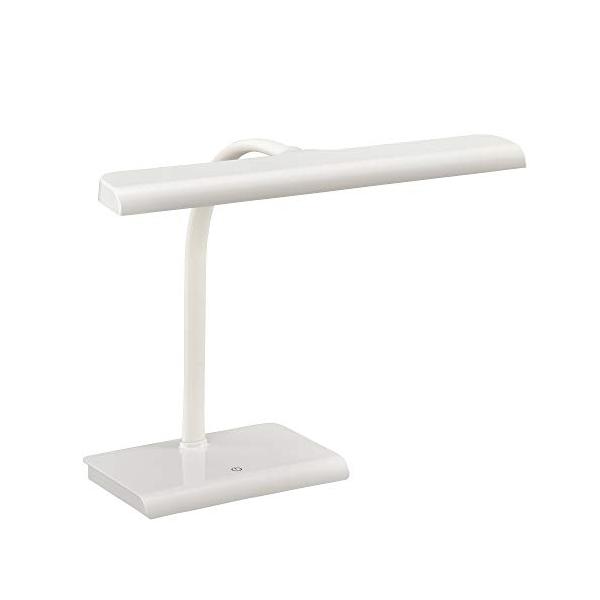 ミニマリストホワイト/幅360×高さ360×奥行125mm/ODS-LDCT3K-W・パッケージ個数:1・手元を明るく照らすタッチ式2段階調光・明るさ約2000ルクス。JIS規格AA形準拠・発光面32cmのT形ワイド発光（机全体を広く照らす...