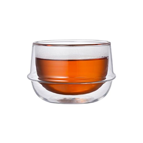 ティーカップ・透明 03) 200ml 23105・・Size:03) 200mlPatternName:01) 単品・浮遊感を愉しめるダブルウォール構造・二重の耐熱ガラス・土星の輪を思わせるデザイン・心地よいグリップ感をもたらすリング・ティー用