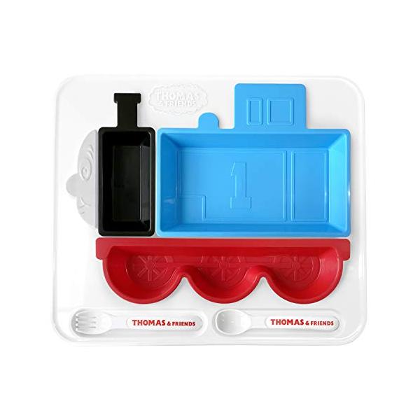 プレートセット・トーマス  KP-19・・Style:プレートセット・ごはんを楽しくきかんしゃトーマスのプレートセット・サイズ:[セットサイズ]約幅31.6×奥行27.7×高さ2.8cm(1個当たり)・電子レンジOK(プレート以外)/食器洗...
