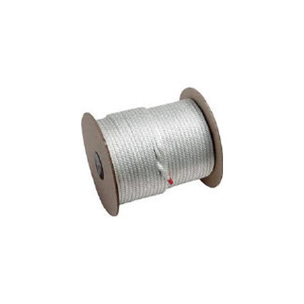 耐熱性ホワイト/-/228511・パッケージ個数:1・●合繊ロープの中で最も強度があり、摩擦にも強いです。●耐熱性にも優れています。●強度は3つ打に比べ40%ほど低下しますが、しなやかで手ざわりが良く、キンク(ネジレ)しにくいロープです。・...