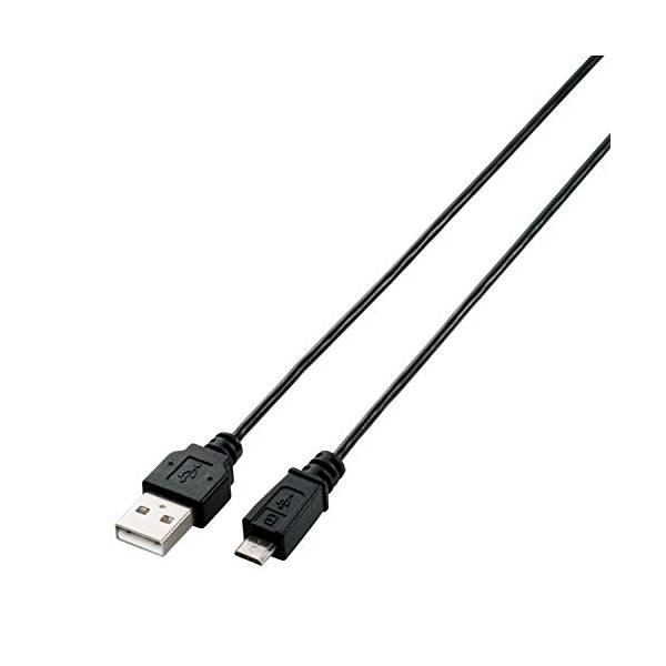 ・ブラック 1.0m/ブラック U2C-AMBX10BK・・Size:1.0m/ブラック・直径2.5mmと、細くてとりまわしの良い極細ケーブルを使用したMicro-USBケーブルです。・USB(Aタイプ:オス)のインターフェイスを持つパソコ...