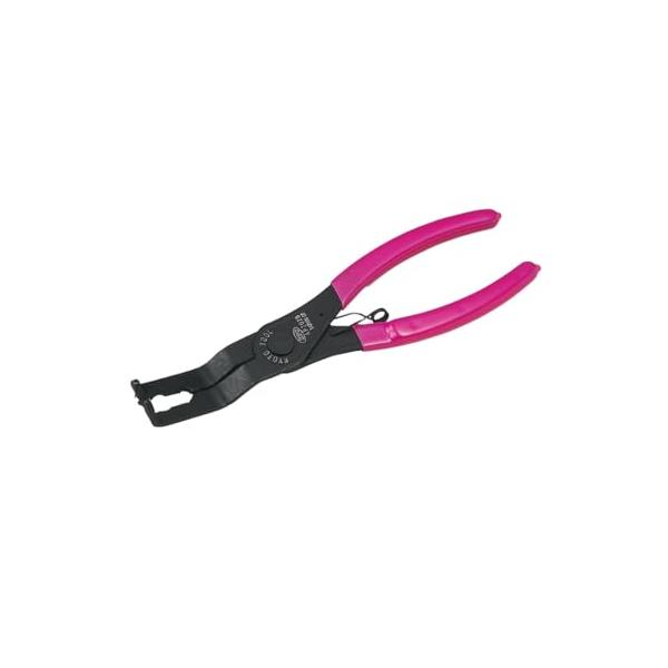 Black/先端角度:80度/AP202B・パッケージ個数:1・型番:AP202B・自動車のフェンダーライナーやバンパー等に使用されているロックピン引き抜きタイプ樹脂製クリップの取り外しや取り付けに使用する専用工具です。・適用クリップは二つ...