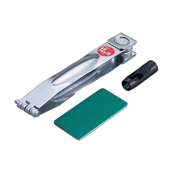 セパレート型・ 12mm THPSP12・・Size:12mmStyle:セパレート型・使用可能厚み(mm):3.5・適用ハトメサイズ(mm):12・下穴径(mm):12・付属ハトメ数(組):10・質量(g):285