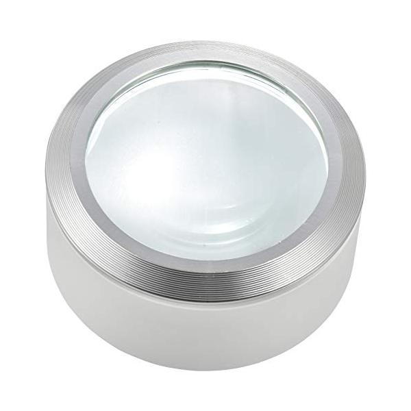 ホワイト/ノーマル/LH-M10DL-3W・パッケージ個数:1・ワンプッシュでLEDライトをON、L-ZOOM LEDデスクルーペ3・光学レンズにより約5倍に拡大されます（目測倍率と異なります）・本体上部のレンズを押すとLEDが点灯/消灯し...