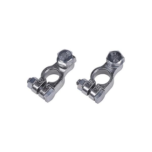 ・バッテリーターミナル(六角ボルト)/適合バッテリーサイズB B/六角ボルト 8855・・Size:B/六角ボルト・【仕様】・本体:亜鉛合金(特殊メッキ仕上げ)・ボルト/ナット:スチール(特殊メッキ仕上げ)・適合丸型端子:φ8・適合バッテリ...