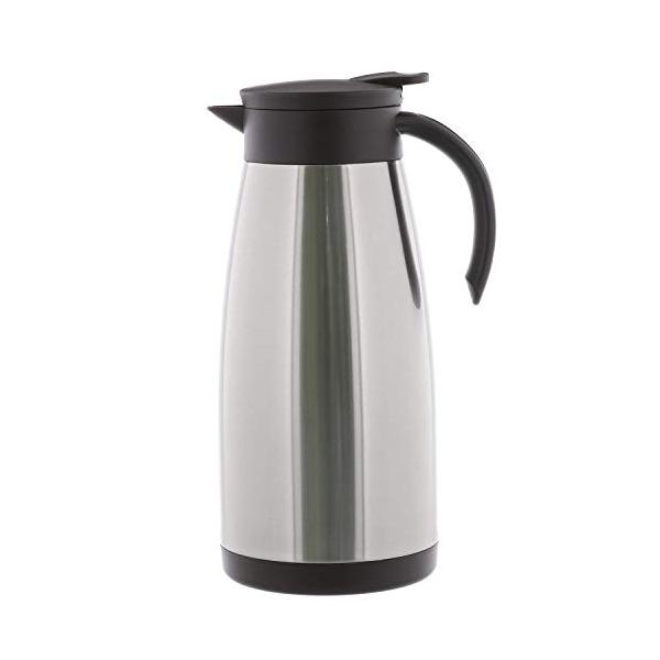 ・ステンレス 1.5L ND-4243・・Size:1.5L・サイズ:幅14.5×奥行11.5×高さ26cm・材質:本体内側/18-8ステンレス鋼、本体外側/ステンレス鋼(アクリル樹脂塗装)、口金・ハンドル・ふた栓/ポリプロピレン(耐熱温度...