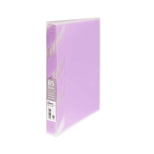 ワイドストライプ(紫)/B5/LN51PU・Color:ストライプ(紫)Size:B5Style:ワイドPatternName:単品・パッケージ個数:1・【特徴】気分を上げてくれるパステルカラーのバインダーシリーズが新登場・【仕様】B5ワイ...