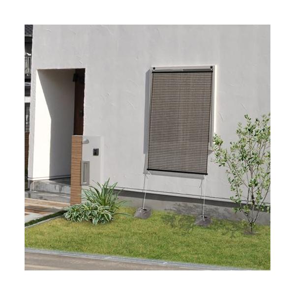 洋風ブラウン/2)1×1.5m/JS-1015BR・Size:2)1×1.5m・パッケージ個数:1・生産国:中国・材質:生地/ポリエチレン、桟/塩化ビニール樹脂、キャップ/ナイロン・サイズ:約幅100x高さ120cm・UVカット率:約81%...