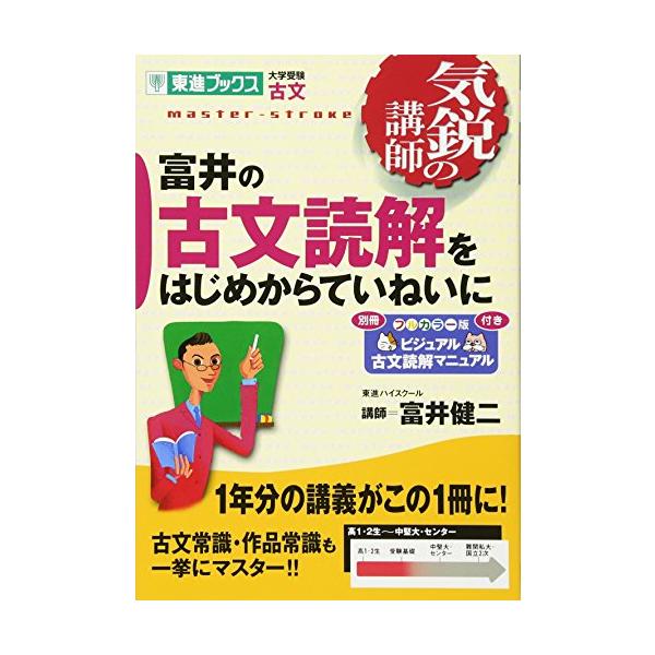 真・ビジュアル古文読解マニュアル 古文の「読解法」をはじめからていねいに解説。大学受験において、答案用紙が配られてから、どんな手順でどのように古文を読解していけばいいのか、そのマニュアルと同時に古文常識・作品常識も一挙にマスター 別冊(ビジ...