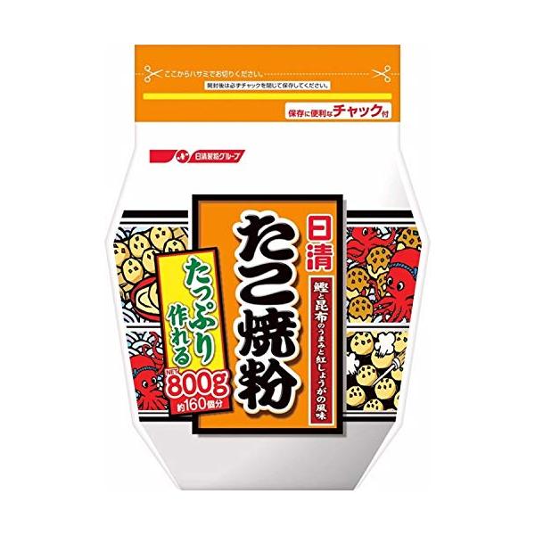 たこ焼き粉・ 800g×3袋 ・・Size:800g×3袋Style:たこ焼き粉・内容量:800g ×3袋・アレルギー情報:乳、小麦・商品サイズ(高さx奥行x幅):24cm×27cm×12cm・原産国:日本・:日清製粉ウェルナ