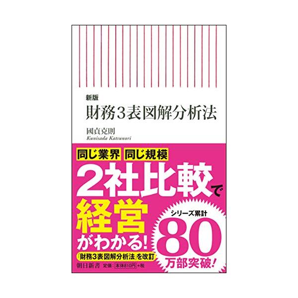 累計80万部突破の「財務3表シリーズ」(朝日新書)3冊同時刊行 『新版 財務3表一体理解法』 『新版 財務3表一体理解法 発展編』 『新版 財務3表図解分析法』  『財務3表図解分析法』を改訂 財務3表を図式化すれば、経営トップの胸の内が見...