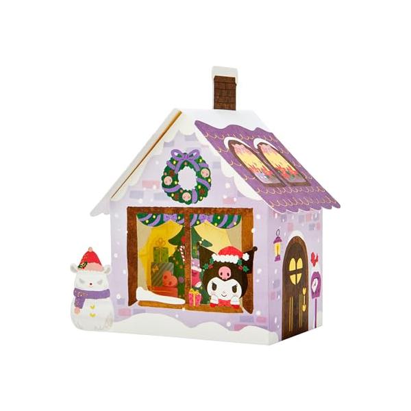 クロミ紫/0.5 x 14.3 x 12.2 cm/109541・Style:クロミ・本体サイズ：約幅14.3×奥行0.5×高さ12.2cm。主な材料・原料：紙、その他・立てて飾れるので、クリスマスのインテリアとしてもお楽しみいただけます。...