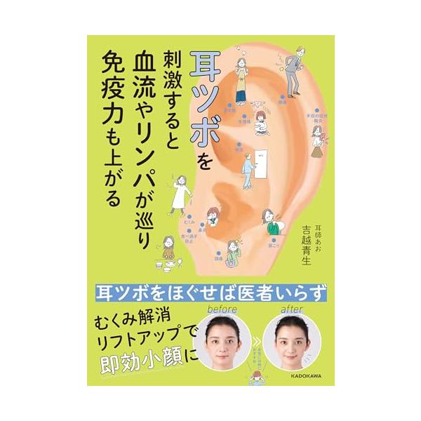 耳ツボをほぐせば医者いらず。心身ともに健康に、美しさも若さも手に入る  耳にもたくさんのツボがあることは案外知られていませんが、足裏に比べて電車の中などでも自分で触りやすく、顔に近いためリフトアップや小顔、美肌、美髪など女性に嬉しい効果が即...
