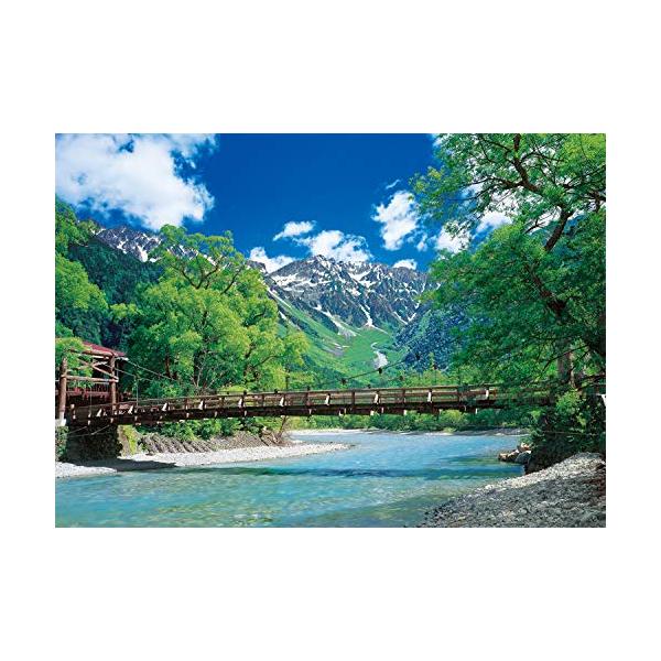 2000スーパースモールピース・河童橋と清流-長野 38×53cm 54-023・パッケージ内に含まれる商品の数:2000・組み立てる必要がありますかはい・長野県松本市安曇にある河童橋は、梓川に架かる全長約36m、幅約3.6mの上高地を象徴...