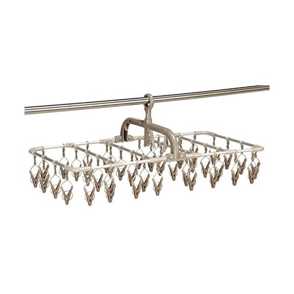 単品グレー/角ハンガー40ピンチ/TA-11・Size:角ハンガー40ピンチStyle:単品Color:グレー・パッケージ個数:1・型番:TA-11・サイズ:78×38.5×31.5cm・本体重量:700g・素材・材質:アルミニウム・ポリプ...