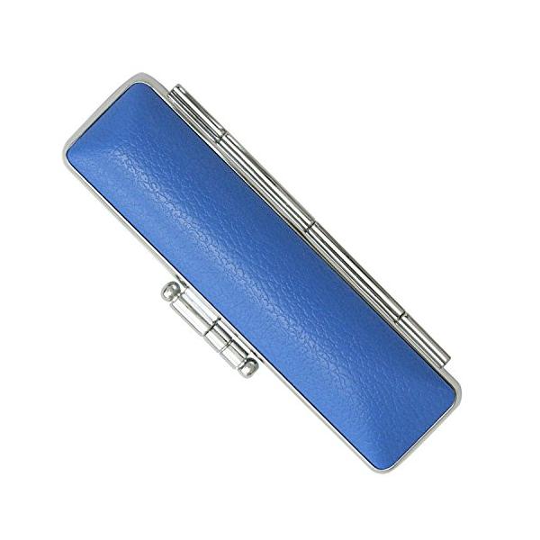 ・ブルー 2cm×3.3cm×9cm IB-FO1208・・Color:ブルー・【本体サイズ】2cm×3.3cm×9cm・【本体】ABS樹脂・【付属】朱肉付・【収納できる印鑑サイズ】12mm丸×60mm丈・【本体色】ブルー