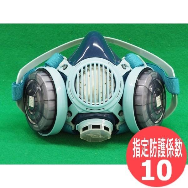 興研(株)取替え式防じんマスク アルファリングフィルタ伝声器で会話や指示の伝達が可能アスベスト除去作業用マスク「区分3」ダイオキシン類対策レベル1品番：130290品名：サカヰ式7191DK-03型国家検定合格番号：TM645号区分：RL3...