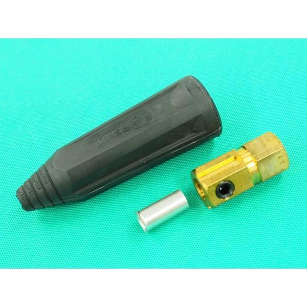 ダイヘン純正　溶接機用 大型コネクター　DINSEメス　 形式 　　　Trak-SK 50-70 (4734-024)溶接機側のピンの位置を合わせて差込み右へ約 90度回して取り付け完了300A以上のデジタル溶接機、インバーターTIG溶接機...