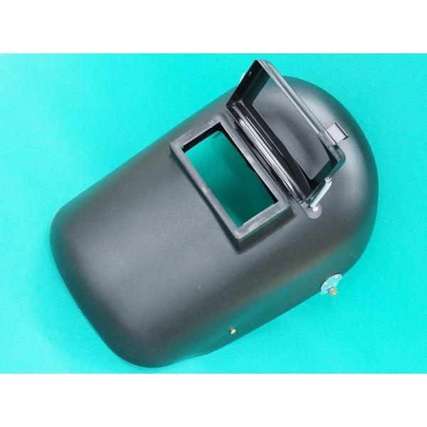 (株)星光製作所品名：P007 PP金具付ヘルメットA型PP(ポリプロピレン)製　差込金具付のヘルメットA面のみ　(ガラスなし)窓は開閉式で　TIG溶接向別途受け金具が必要です。サイズ：H34ｘW22ｘD15cm重量：360g 　材質：ポリ...