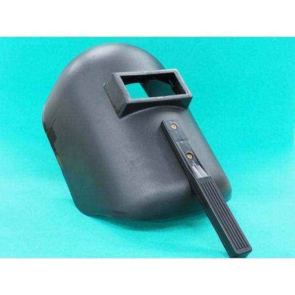 (株)星光製作所品名：No.P003 PP手持面サイズ：H32ｘW22ｘD17cm重量：220ｇ材質：本体/ポリプロピレン樹脂 ハンドル/プラスチック透明ガラス　遮光ガラスは別途ご購入ください。